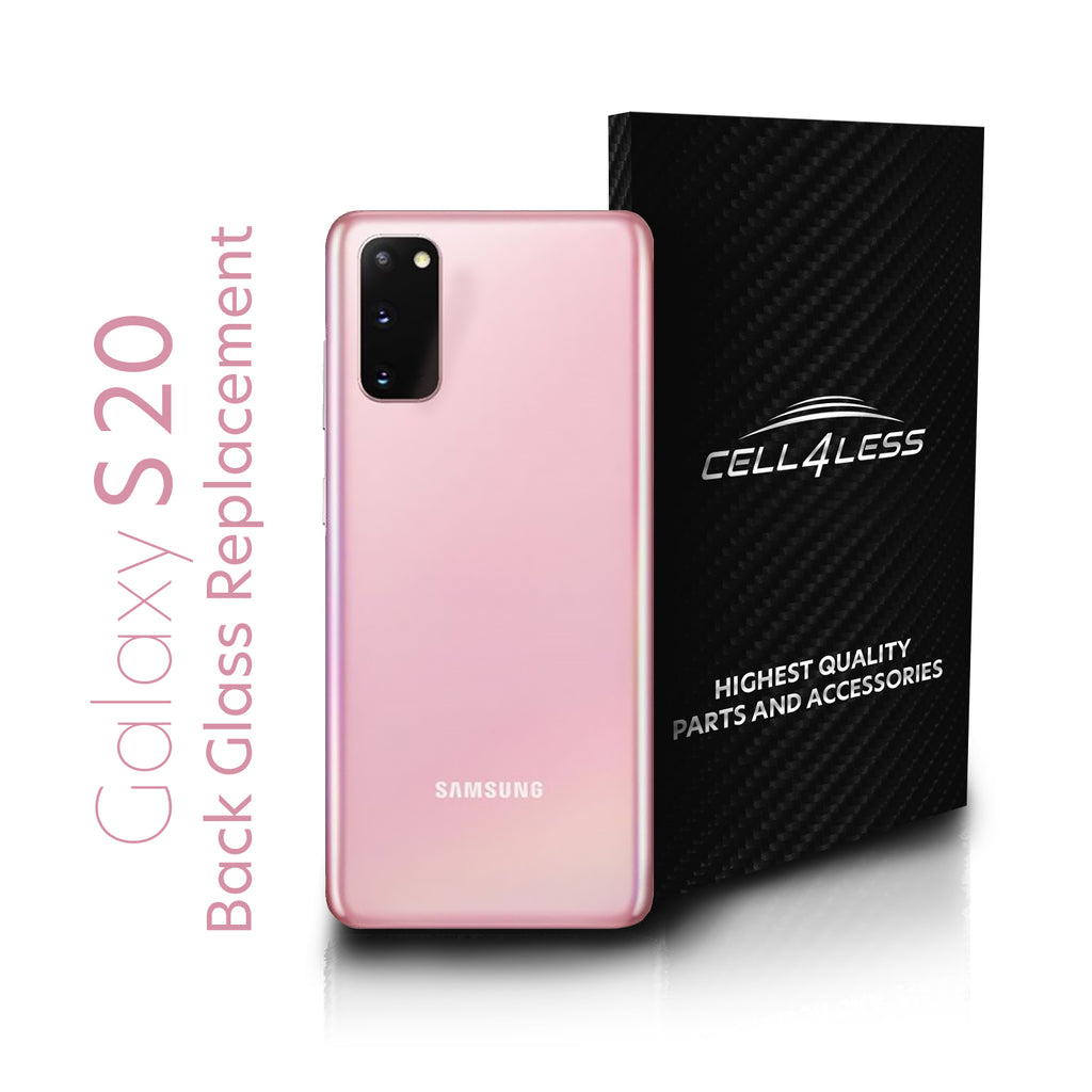 Samsung S20 5G Kit Replacement Back Glass w/Lens Installed– CELL4LESS