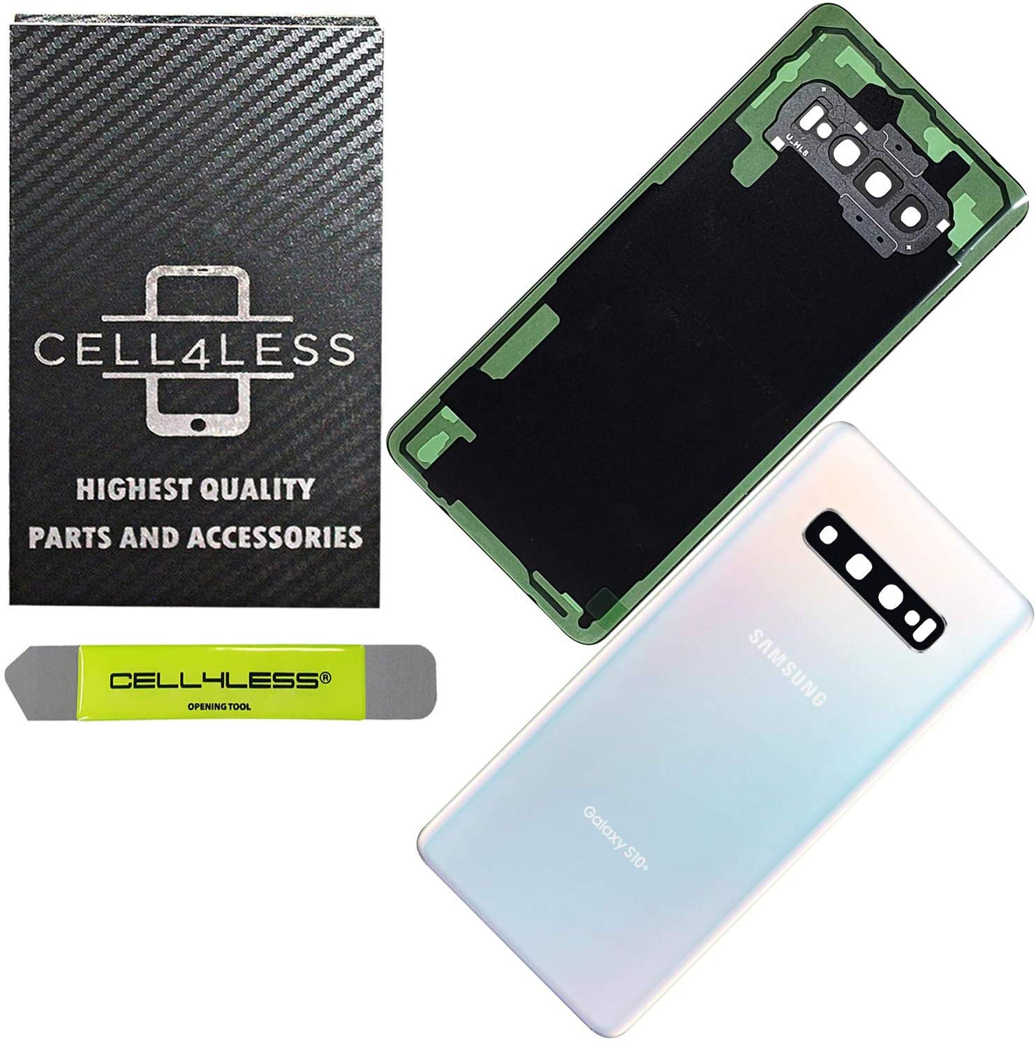 Samsung Galaxy S10+ PLUS Back Glass OEM Replacement Battery Door Cover ...