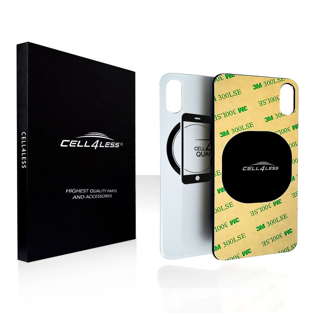 iPhone XS Max Back Glass W/Full Body Adhesive, Removal Tool, and Wide ...