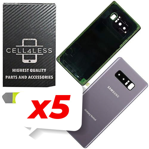 Samsung Galaxy Note 8 Back Glass Replacement with Camera Lens Installe ...